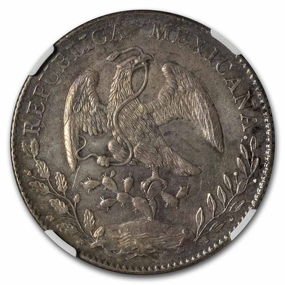 Buy 1897-Zs FZ Mexico Silver 8 Reales MS-61 NGC | APMEX