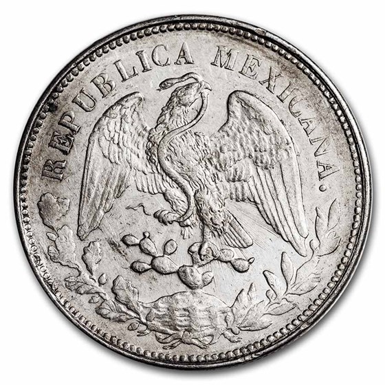 Buy 1898-1909 Silver Mexican 1 Peso Cap & Rays AU | APMEX