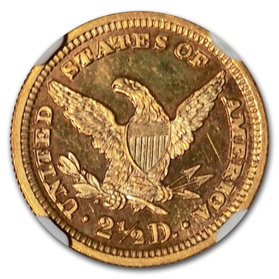 Buy 1898 $2.50 Liberty Gold Quarter Eagle PF-66 Cameo NGC | APMEX