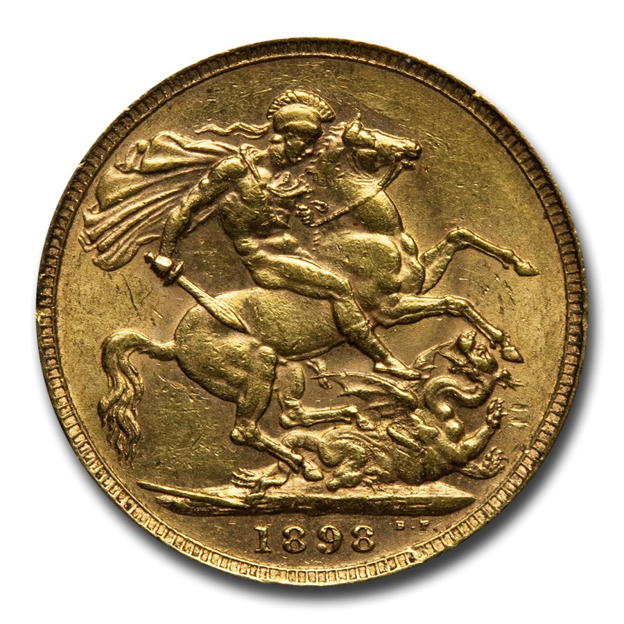 Buy 1898 Great Britain Gold Sovereign Victoria Veil Head BU | APMEX