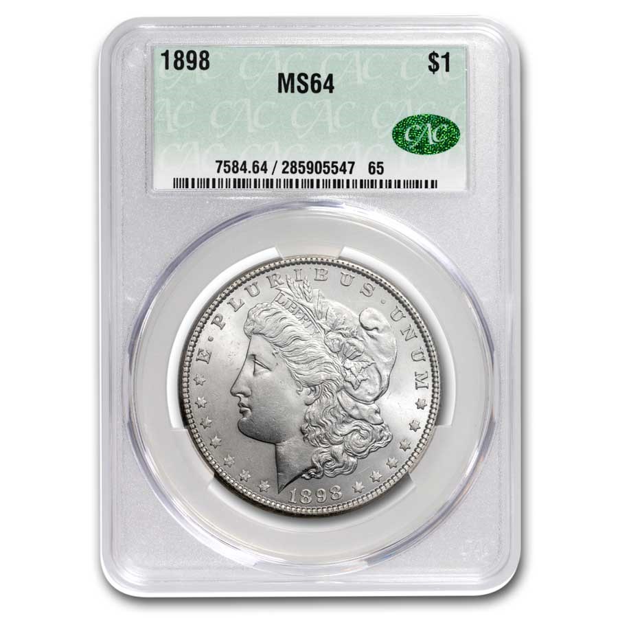 1898 Morgan Dollar MS-64 CACG