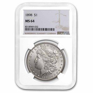 Buy 1898 Morgan Dollar MS-64 NGC | APMEX