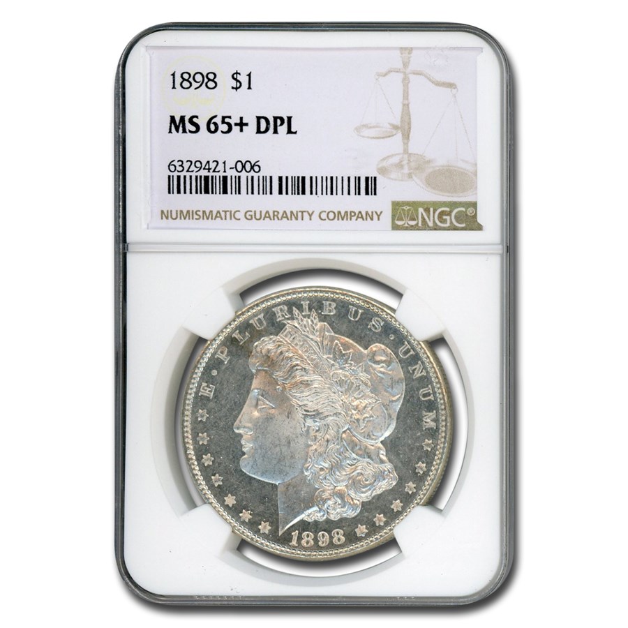 1898 Morgan Dollar MS-65+ NGC (DPL)