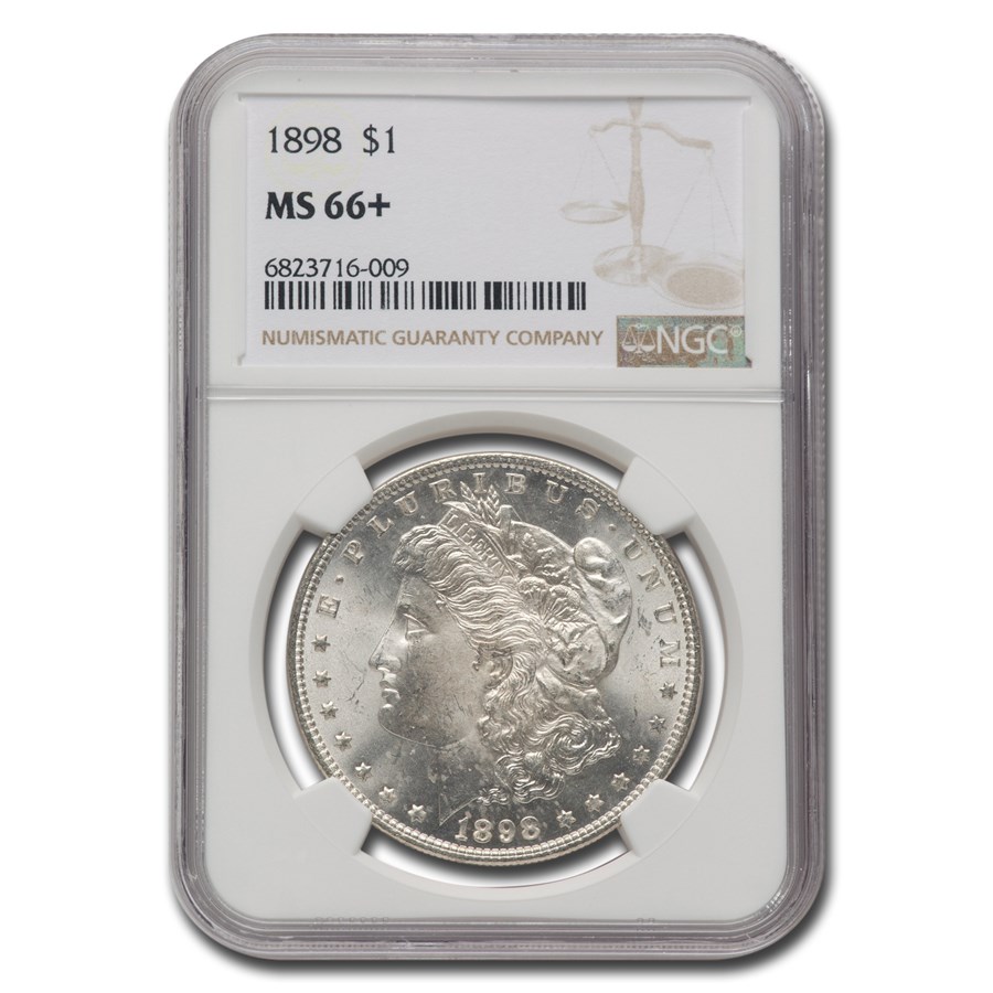 Buy 1898 Morgan Silver Dollar MS-66+ NGC | APMEX
