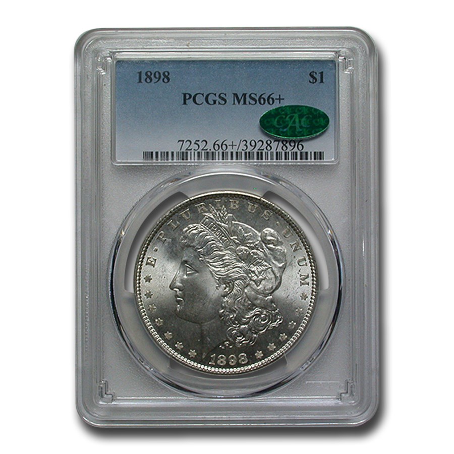Buy 1898 Morgan Dollar MS-66+ PCGS CAC | APMEX