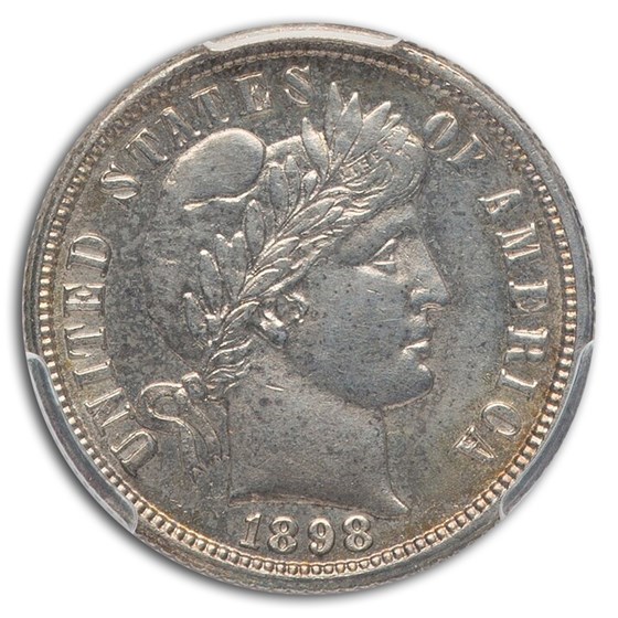 1898-O Barber Dime MS-62 PCGS