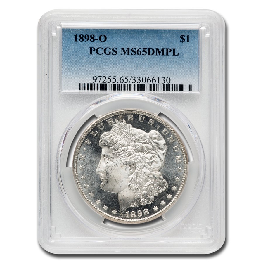 Buy 1898-O Morgan Dollar DMPL MS-65 PCGS | APMEX