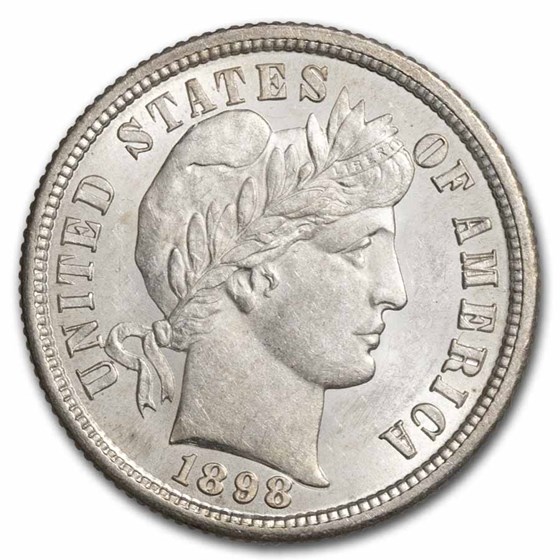 1898-S Barber Dime BU
