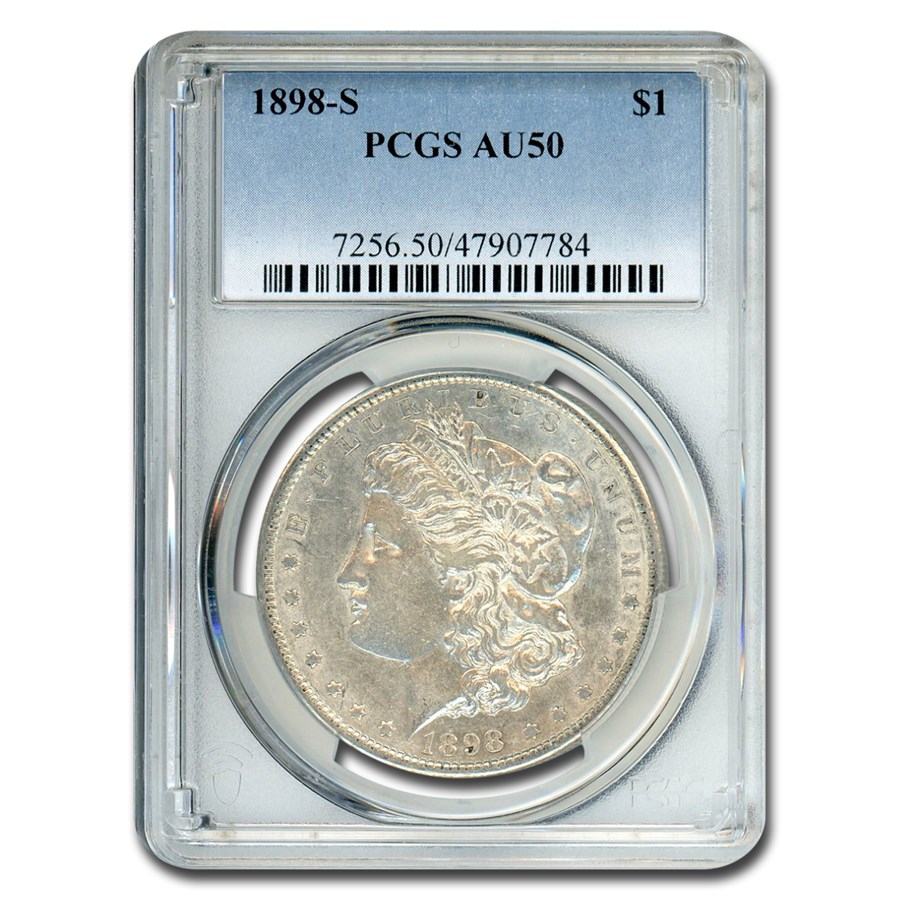 Buy 1898-S Morgan Dollar AU-50 PCGS | APMEX