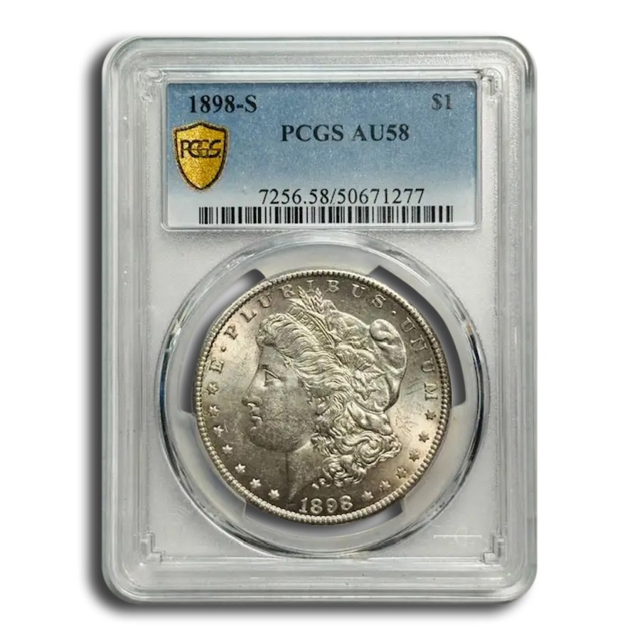 1898-S Morgan Dollar AU-58 PCGS