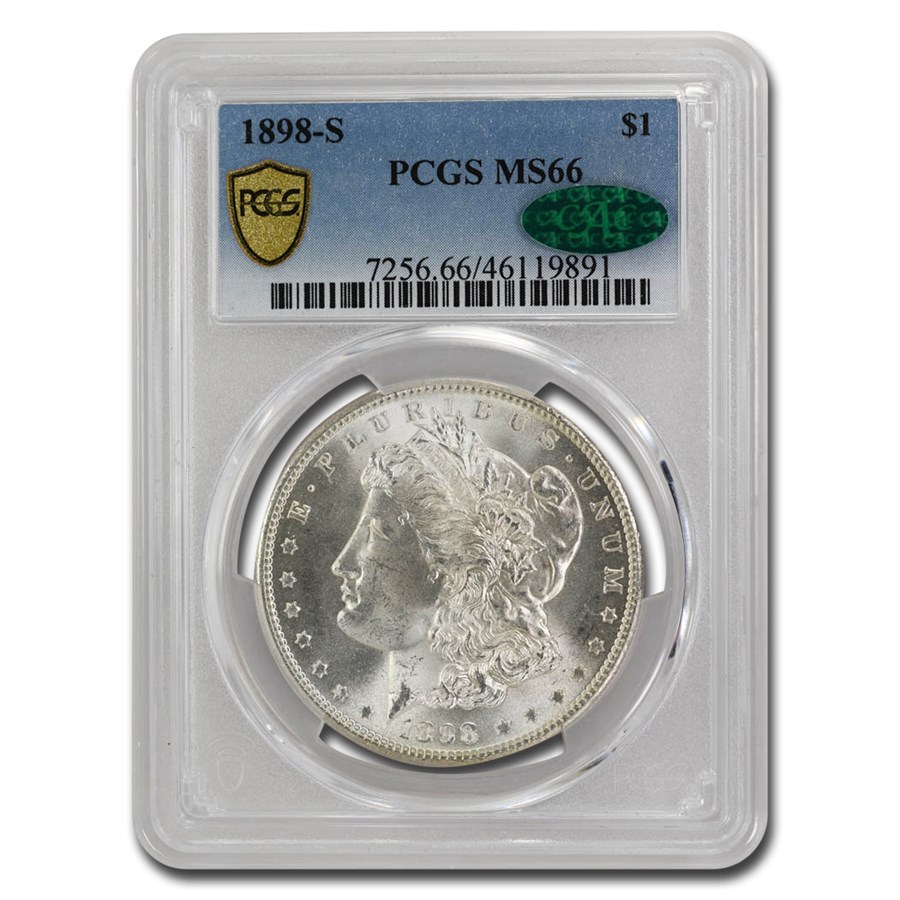 Buy 1898-S Morgan Dollar MS-66 PCGS CAC | APMEX
