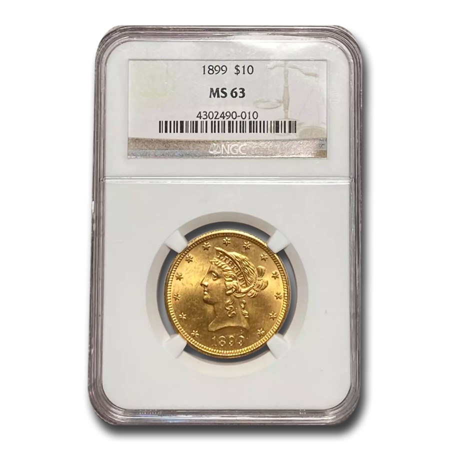 Buy 1899 Liberty Gold Eagle MS-63 NGC | APMEX