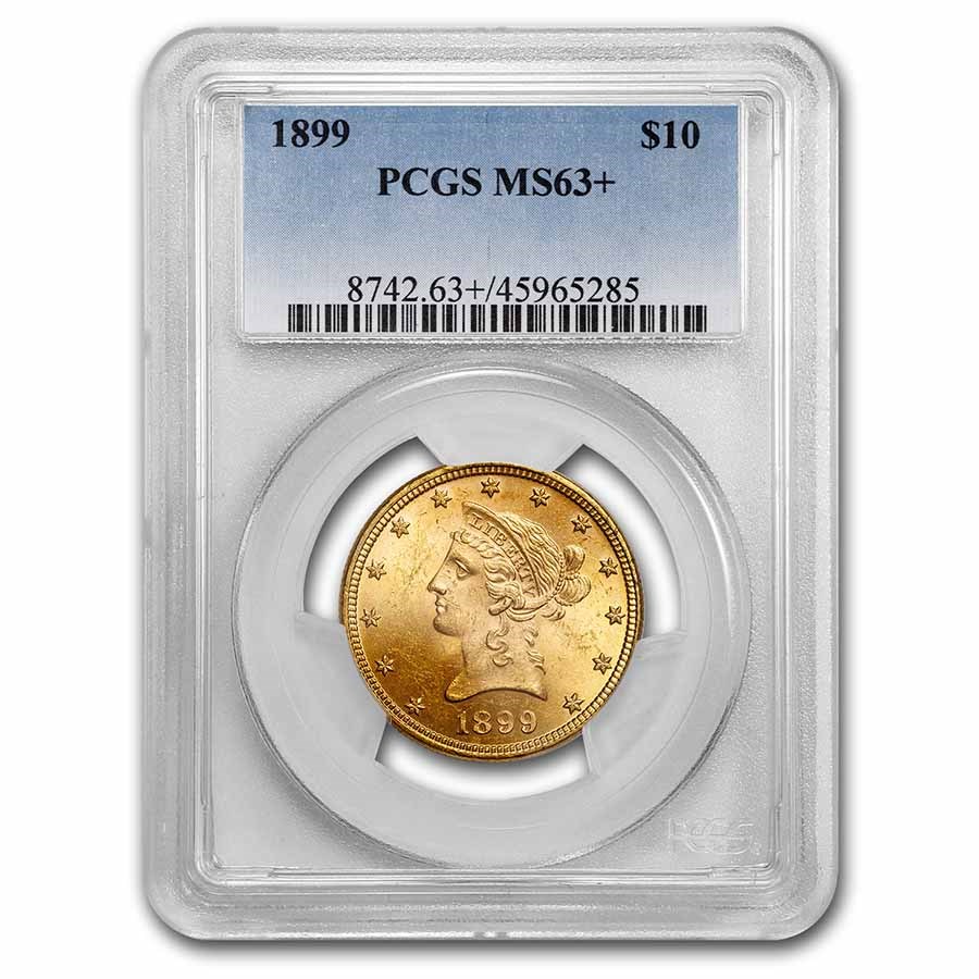 Buy 1899 $10 Liberty Gold Eagle MS-63+ PCGS | APMEX