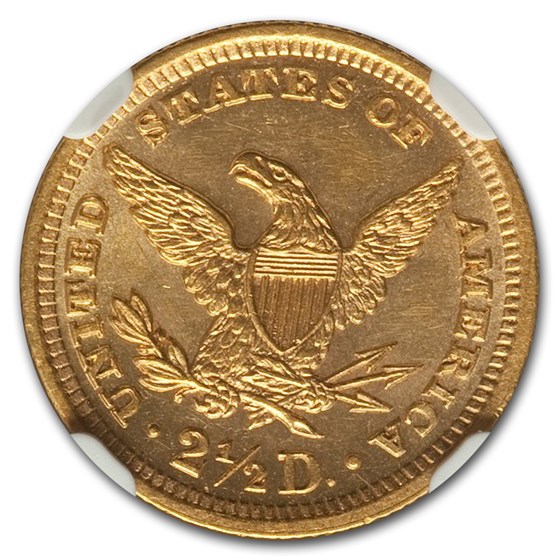 Buy 1899 $2.50 Liberty Gold Quarter Eagle MS-62 NGC | APMEX