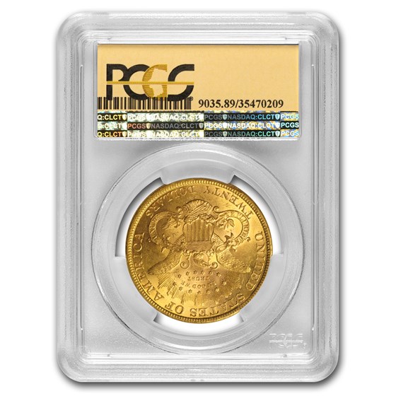 Buy 1899 $20 Liberty Gold Double Eagle BU PCGS (Prospector Label) | APMEX