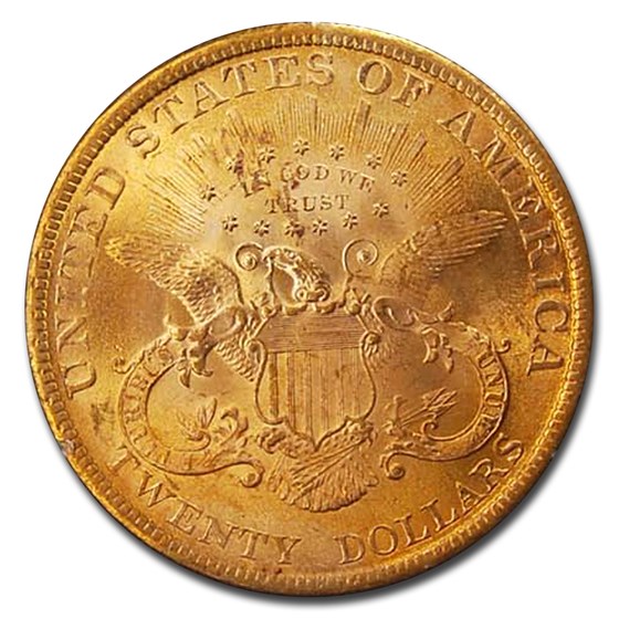Buy 1899 $20 Liberty Gold Double Eagle MS-62 PCGS CAC | APMEX