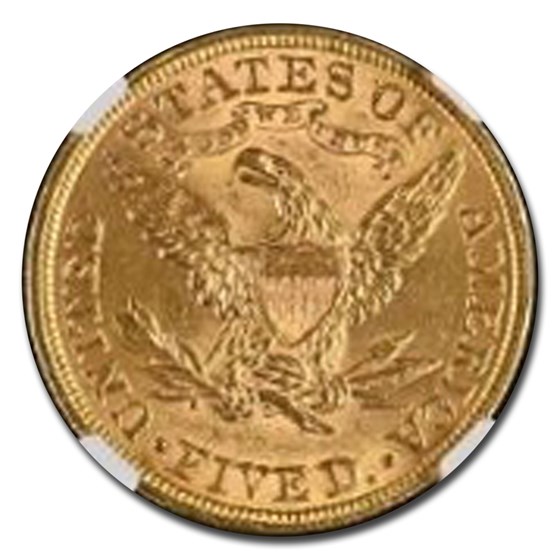 Buy 1899 $5 Liberty Gold Half Eagle MS-63 NGC | APMEX