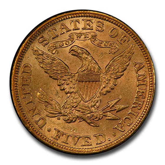 Buy 1899 $5 Liberty Gold Half Eagle MS-63 PCGS | APMEX