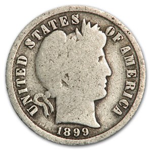 Buy 1899 Barber Dime Good/VG | APMEX
