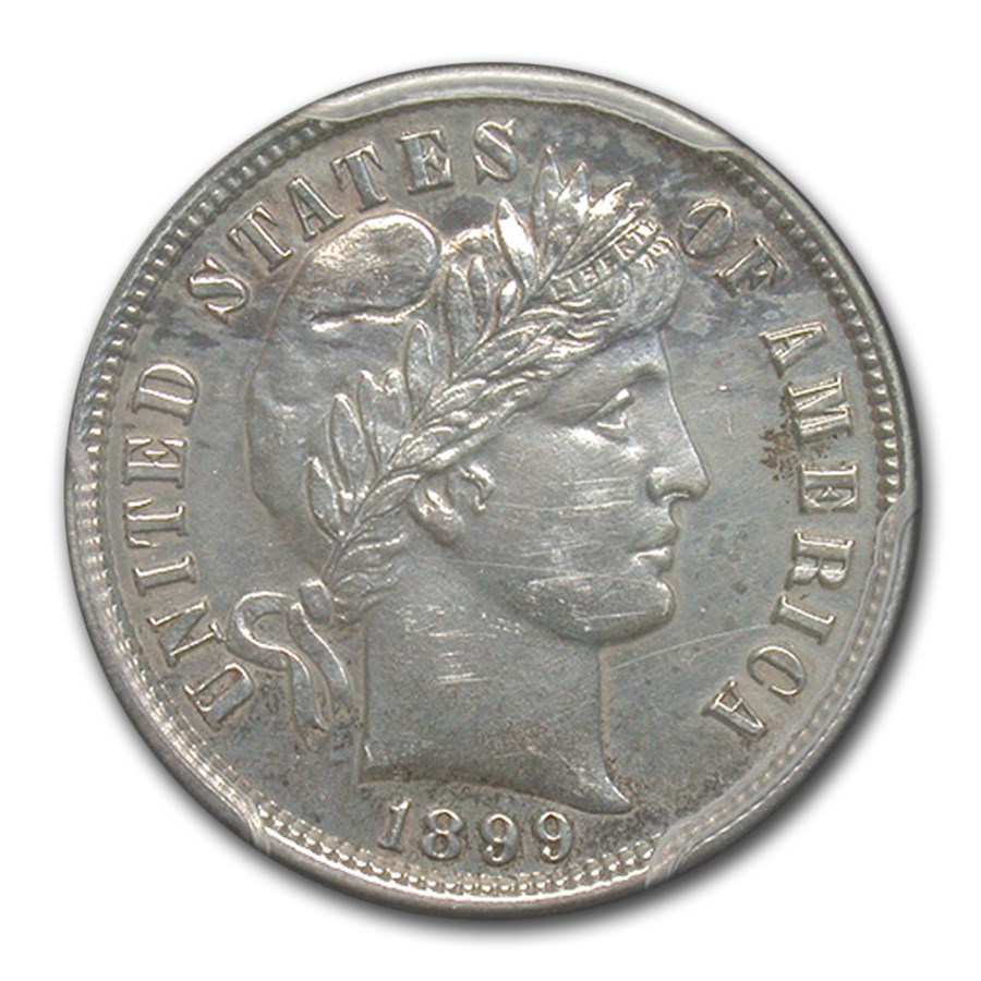 Buy 1899 Barber Dime PR-62 PCGS | APMEX