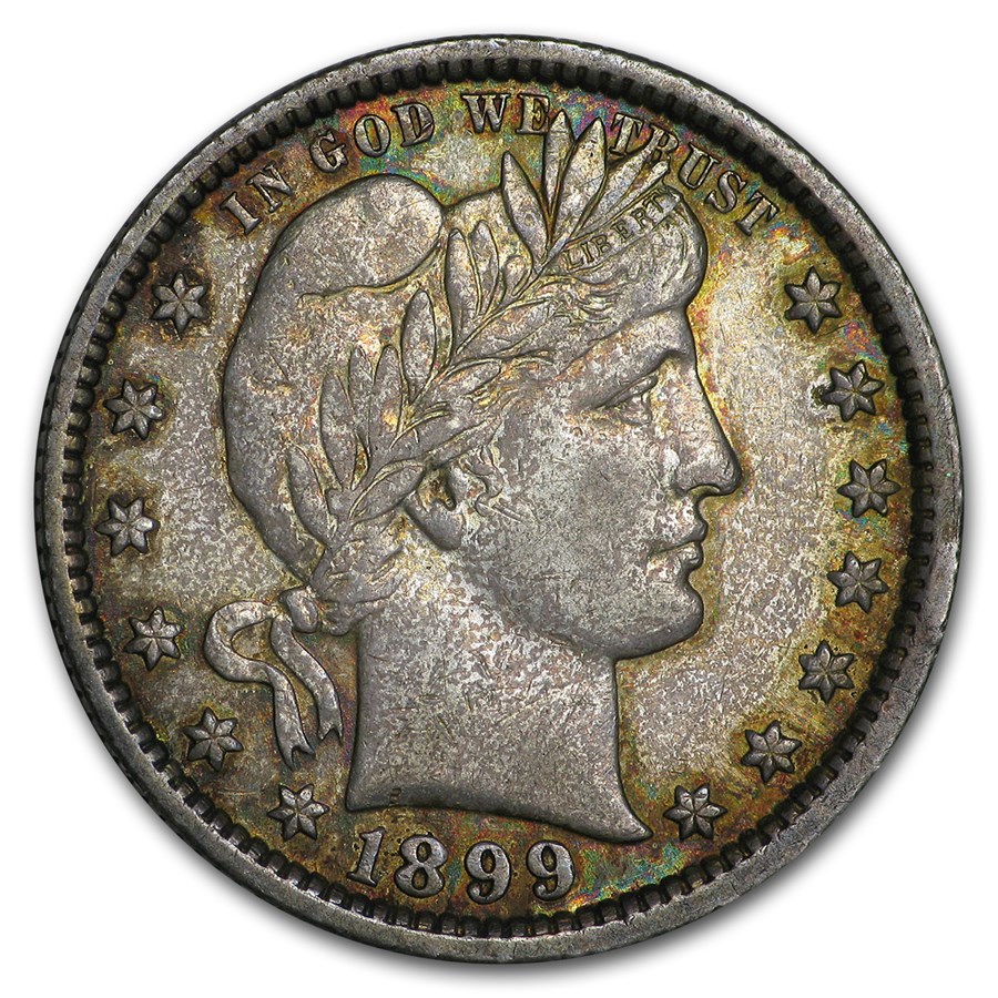 Buy 1899 Barber Quarter AU | APMEX