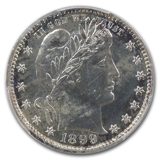 Buy 1899 Barber Quarter PR-63 PCGS | APMEX