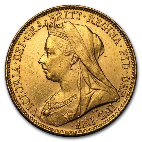 Buy 1899 Great Britain Gold Sovereign Victoria Veil Head BU | APMEX