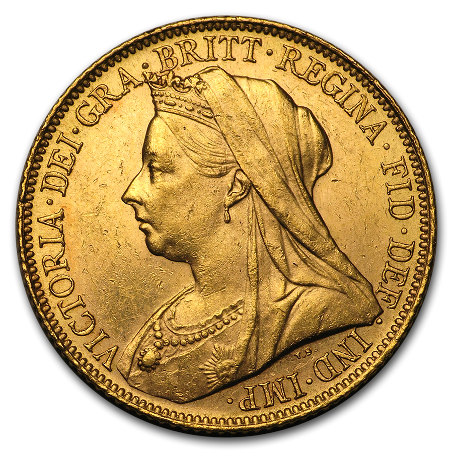 Buy 1899 Great Britain Gold Sovereign Victoria Veil Head BU | APMEX