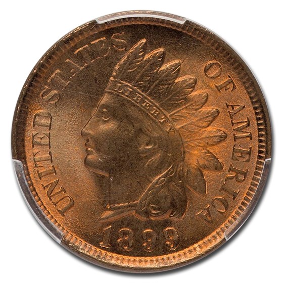 Buy 1899 Indian Head Cent MS-67 PCGS (Red) | APMEX