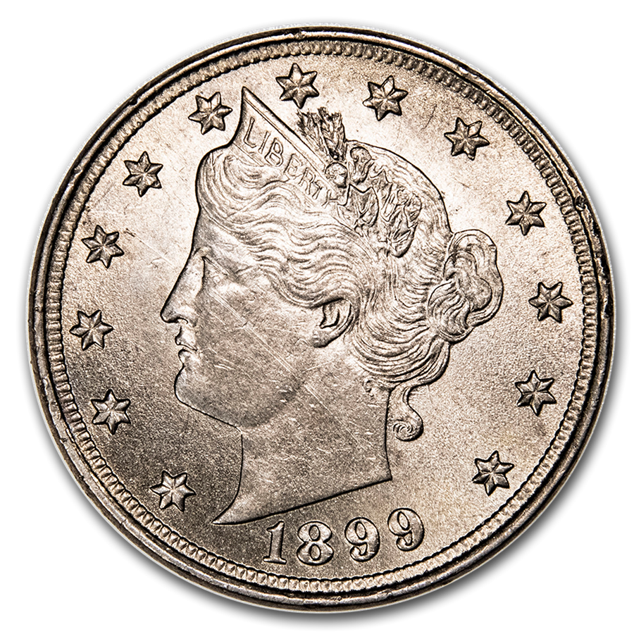 Buy 1899 Liberty Head V Nickel AU | APMEX
