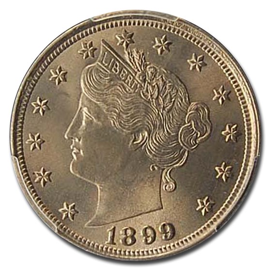 Shop PCGS MS-66+ 1899 Liberty Head V Nickel | APMEX