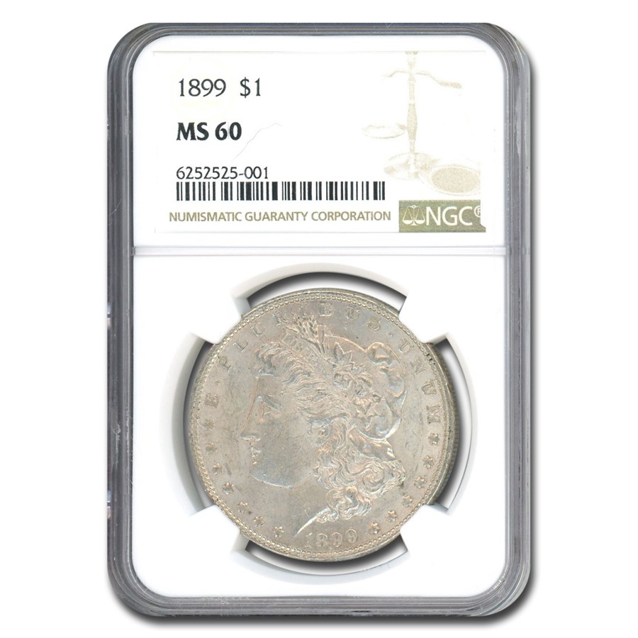 Buy 1899 Morgan Dollar MS-60 NGC | APMEX