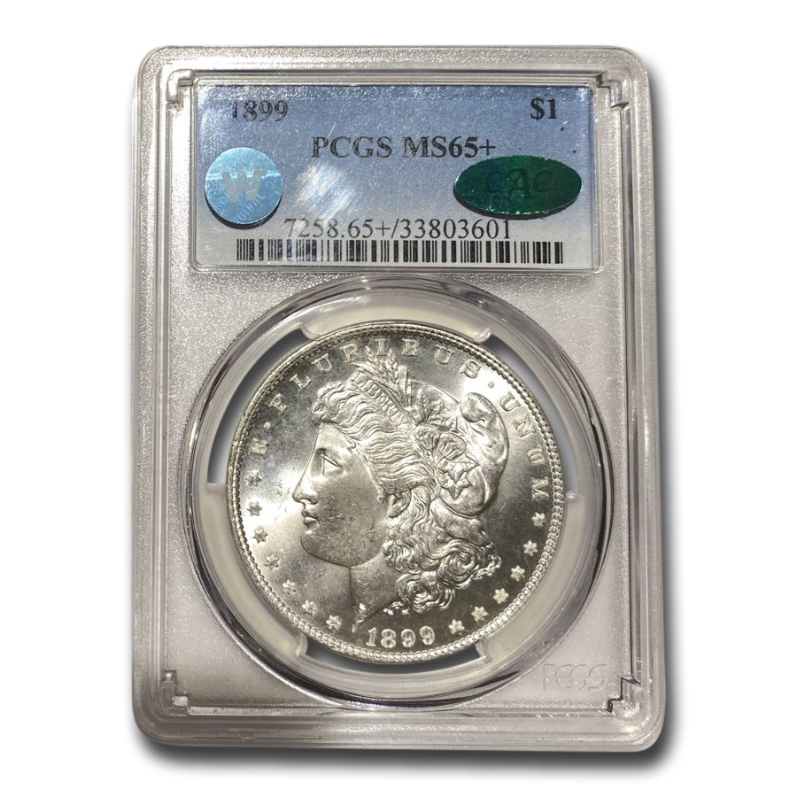 Buy 1899 Morgan Dollar MS-65+ PCGS CAC | APMEX