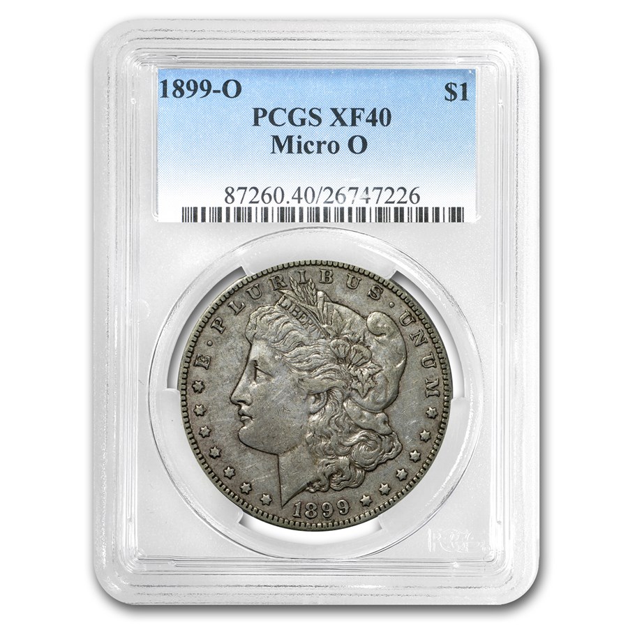 Buy 1899-O Morgan Dollar XF-40 PCGS (Micro O, Top-100) | APMEX