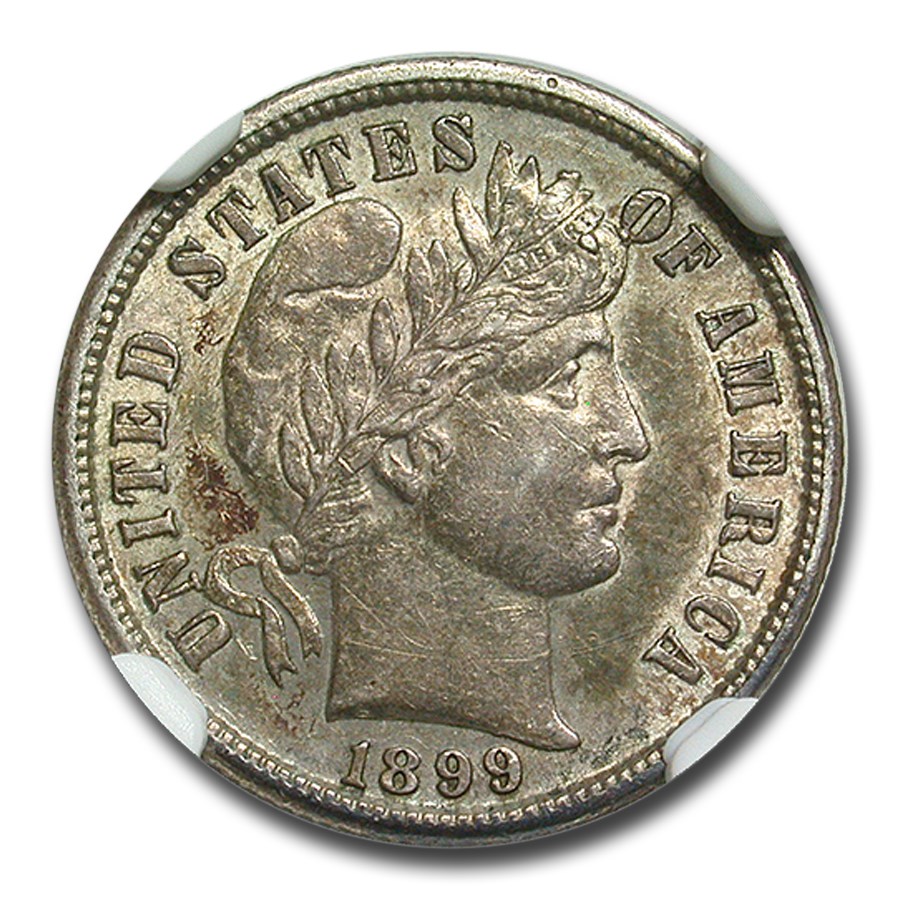 1899-S Barber Dime AU-55 NGC