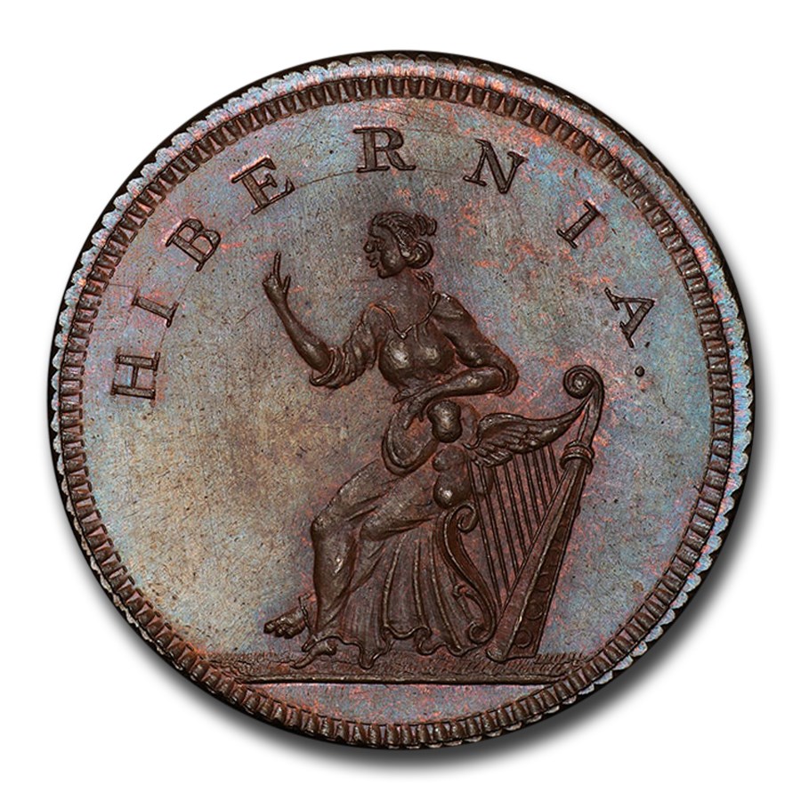 Buy 18th Century Great Britain Copper Farthing Token MS-64 PCGS (BN ...