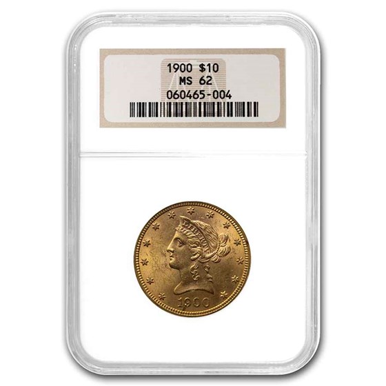 Buy 1900 $10 Liberty Gold Eagle MS-62 NGC | APMEX