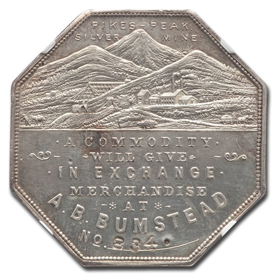 Buy 1900 A.B. Bumstead Lesher Dollar MS-64 NGC (HK-789; Z-3 SC $1) | APMEX