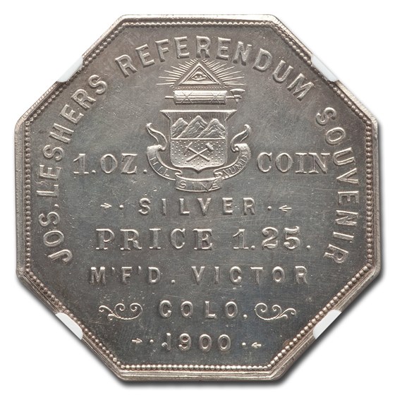 Buy 1900 A.B. Bumstead Lesher Dollar MS-64 NGC (HK-789; Z-3 SC $1) | APMEX