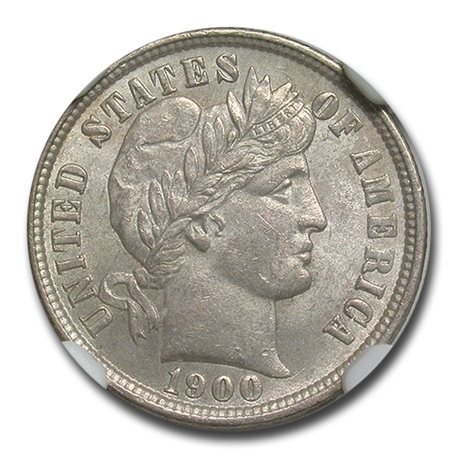 Buy 1900 Barber Dime MS-62 NGC | APMEX