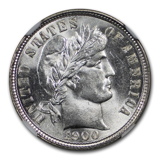 Buy 1900 Barber Dime MS-66 NGC | APMEX