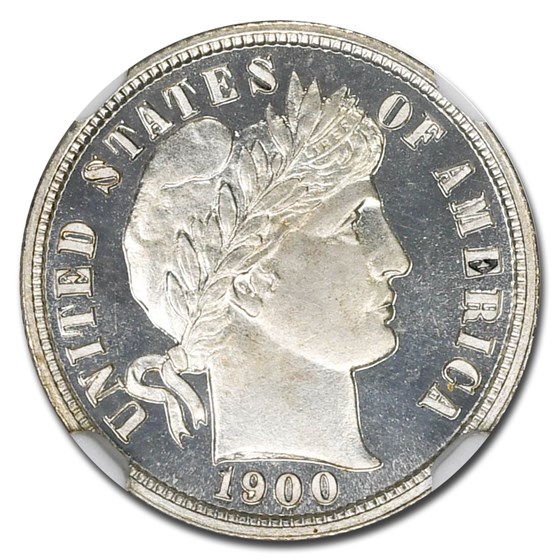 Buy 1900 Barber Dime PF-65 Cameo NGC | APMEX