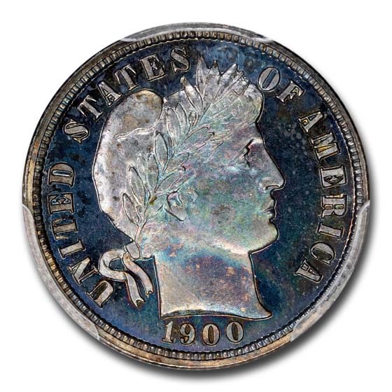 Buy 1900 Barber Dime PR-67 PCGS | APMEX