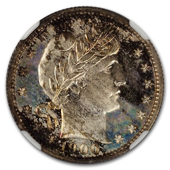 Buy 1900 Barber Quarter PF-67 NGC | APMEX