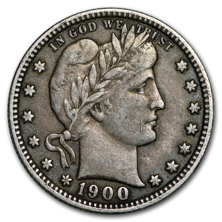 Buy 1900 Barber Quarter VF | APMEX