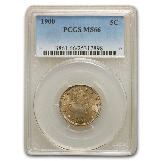 Buy 1900 Liberty Head V Nickel MS-66 PCGS | APMEX