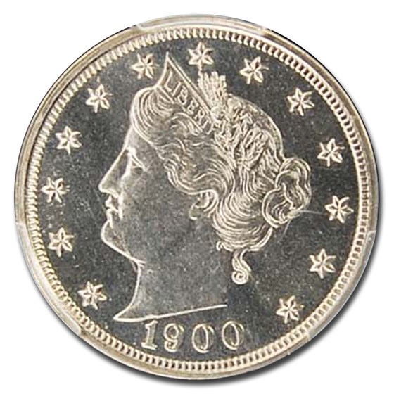 Buy 1900 Liberty Head V Nickel PR-66 PCGS CAC | APMEX