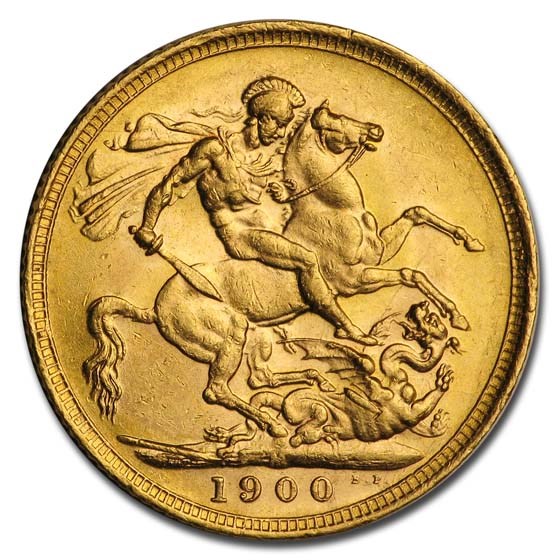 Buy 1900-M Australia Gold Sovereign Victoria Veil Head BU | APMEX