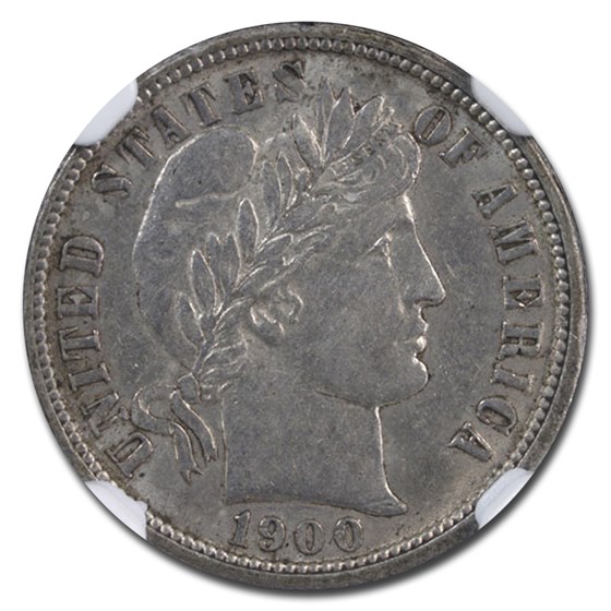 Buy 1900-O Barber Dime AU-55 NGC | APMEX