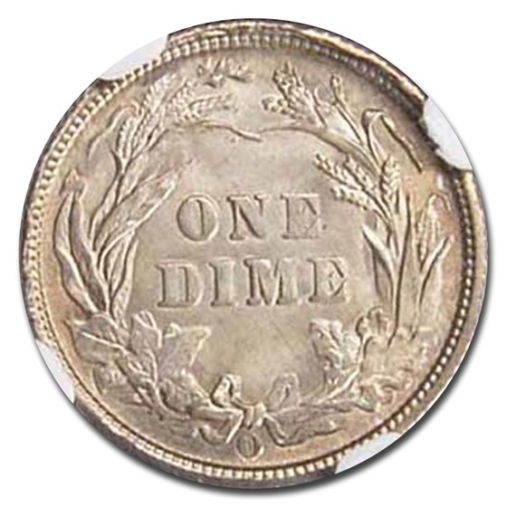 Buy 1900-O Barber Dime MS-65+ NGC | APMEX